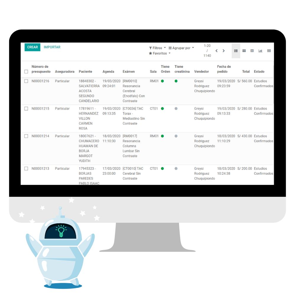 Software Radiológico | RIS | Odoo ERP RISSoftware Radiológico | RIS ...